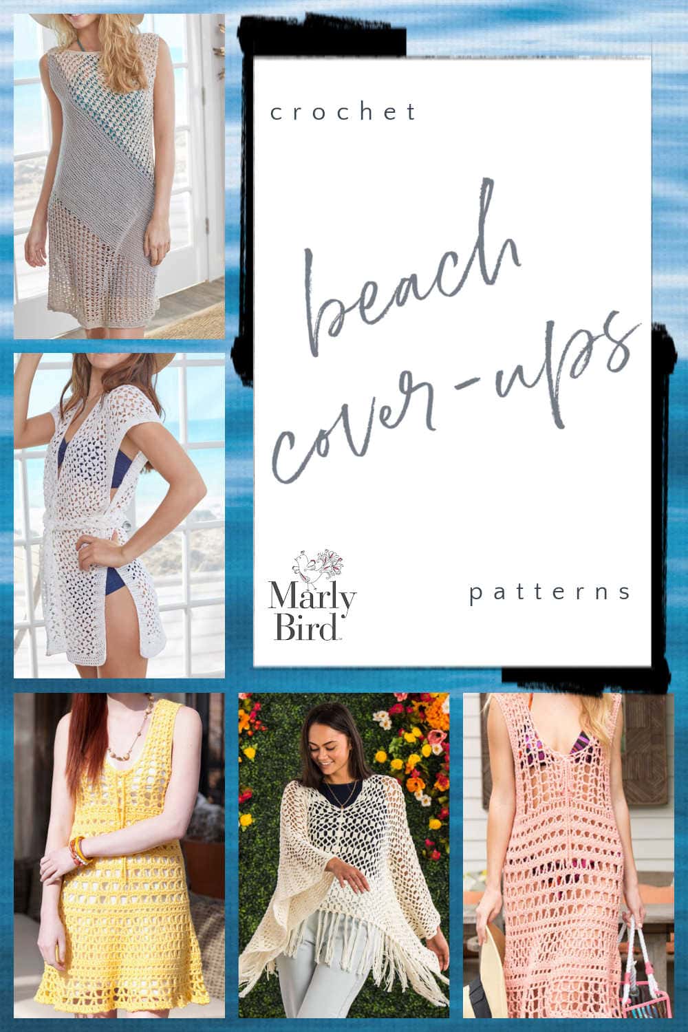 Best Ever Beach Crochet Cover Up Patterns | Marly Bird