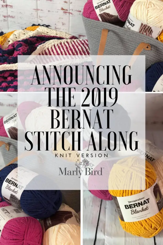 2019 Bernat Stitch Along Announcement | JOANN | Marly Bird