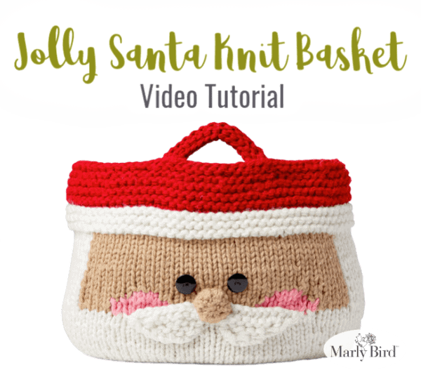 Knit Santa Basket | Marly Bird