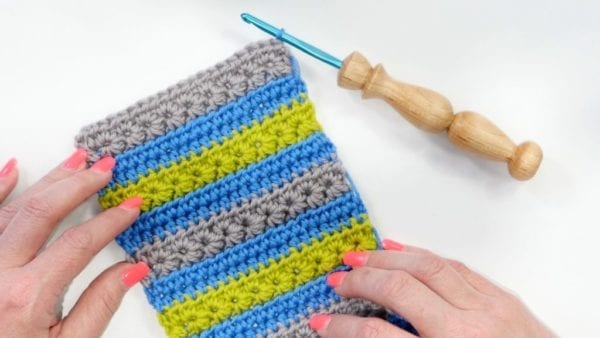 Crochet Star Stitch Pattern| Easy Photo Tutorial and Video Tutorial ...