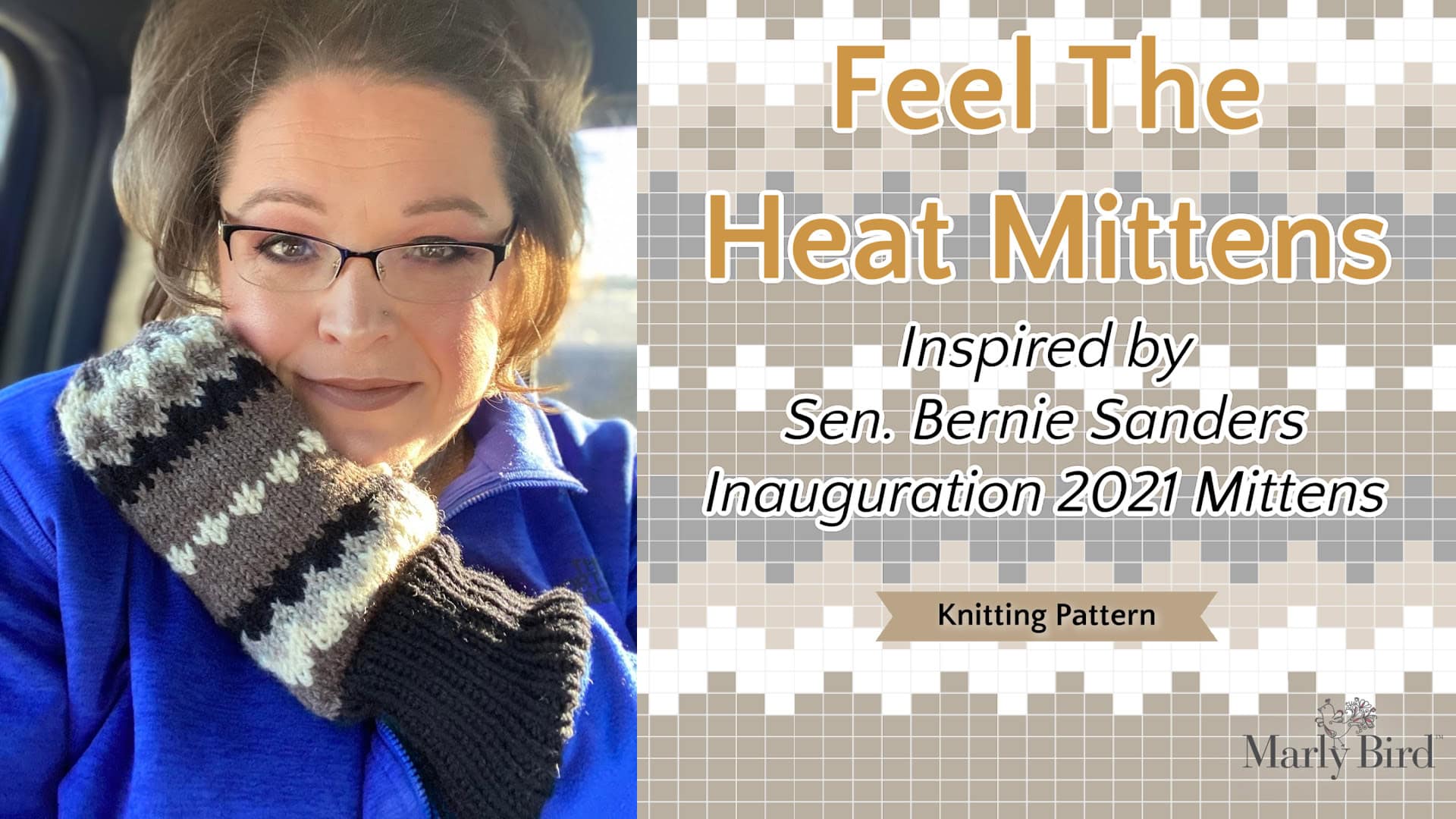 Bernie Sanders Inspired Mittens - Feel The Heat Knit Mittens | Marly Bird