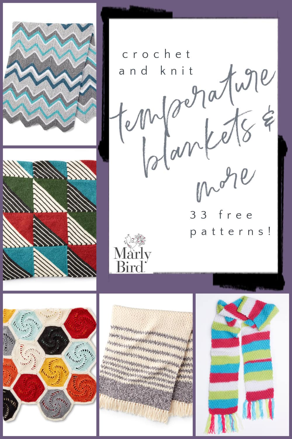33 Free Temperature Blanket Patterns (+ Alternative Designs) | Marly Bird