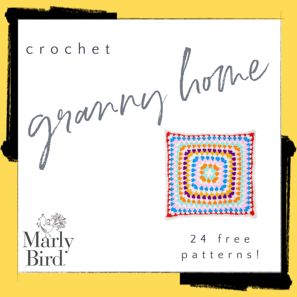 Almost 150 Free Granny Square Project Patterns | Marly Bird