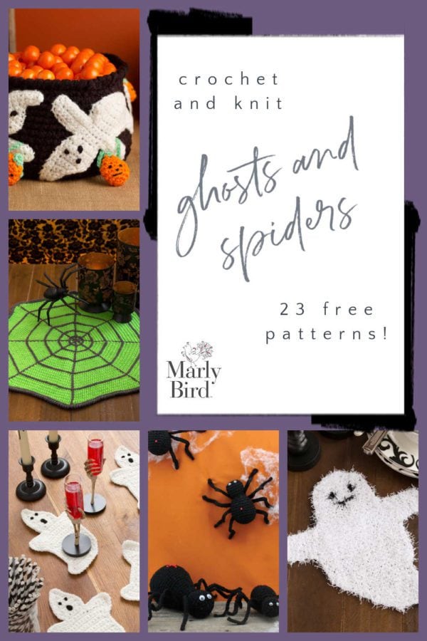 23 Free Ghosts and Spiders Knit and Crochet Patterns | Marly Bird