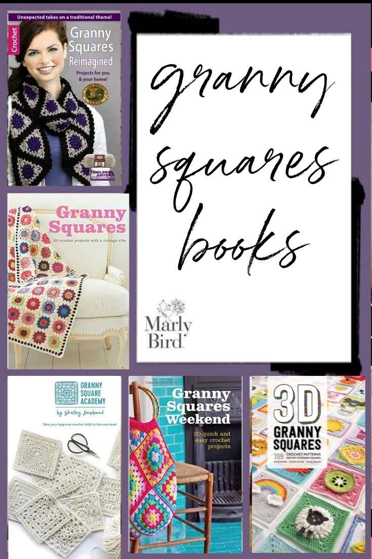 Granny Square Books: Crochet Squares, Projects, and... | Marly Bird