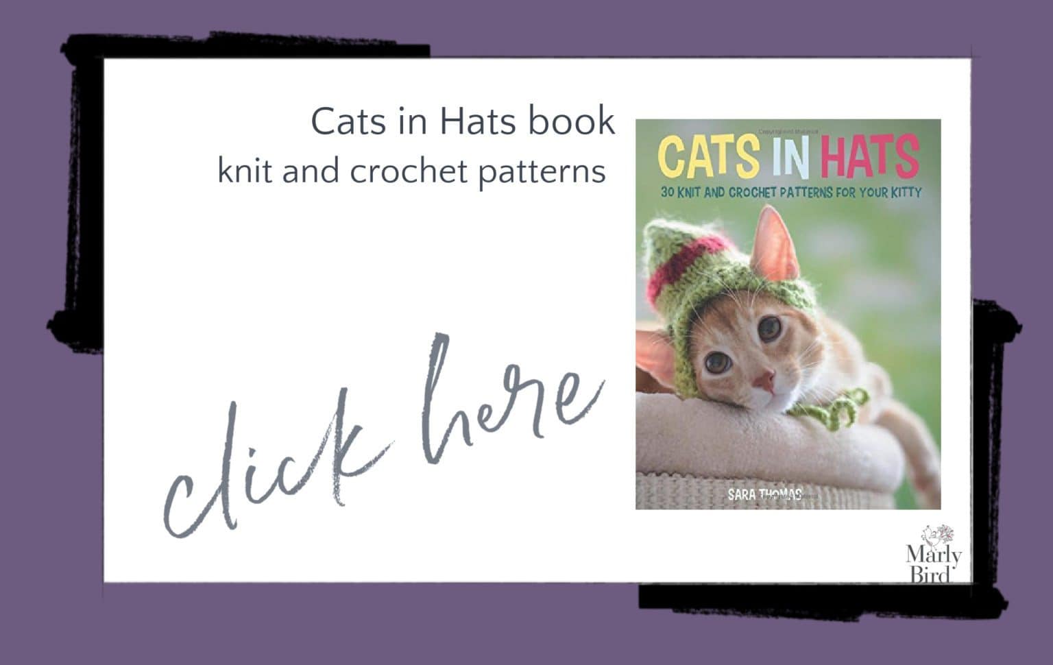 Knit and Crochet Cat Hats Book Review | Marly Bird