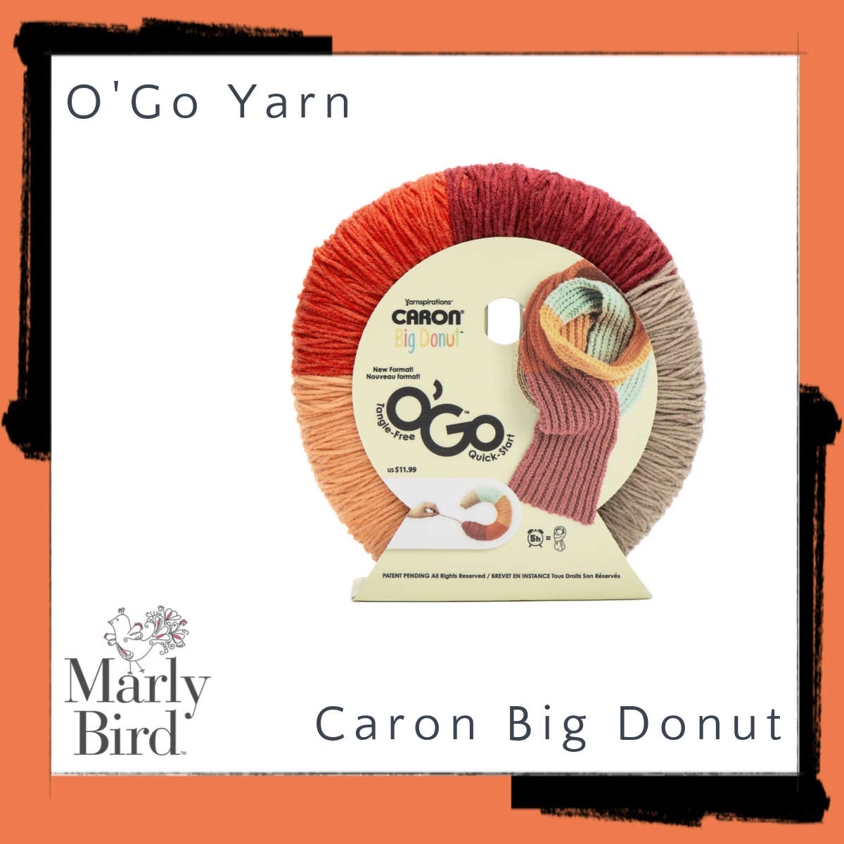 O'Go Yarn Crochet Hat and Mittens Set | Marly Bird