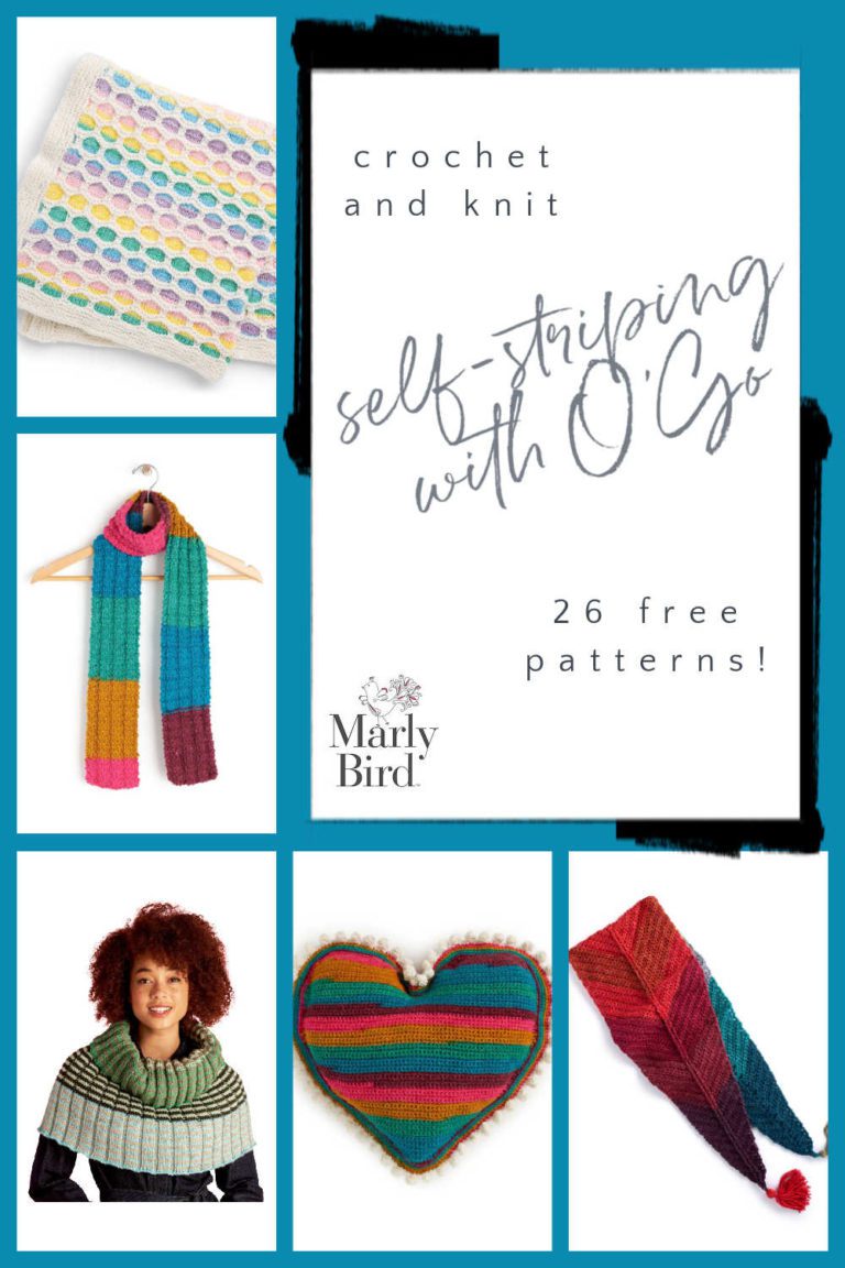 26 Free Crochet and Knit Self-Striping Patterns | Marly Bird