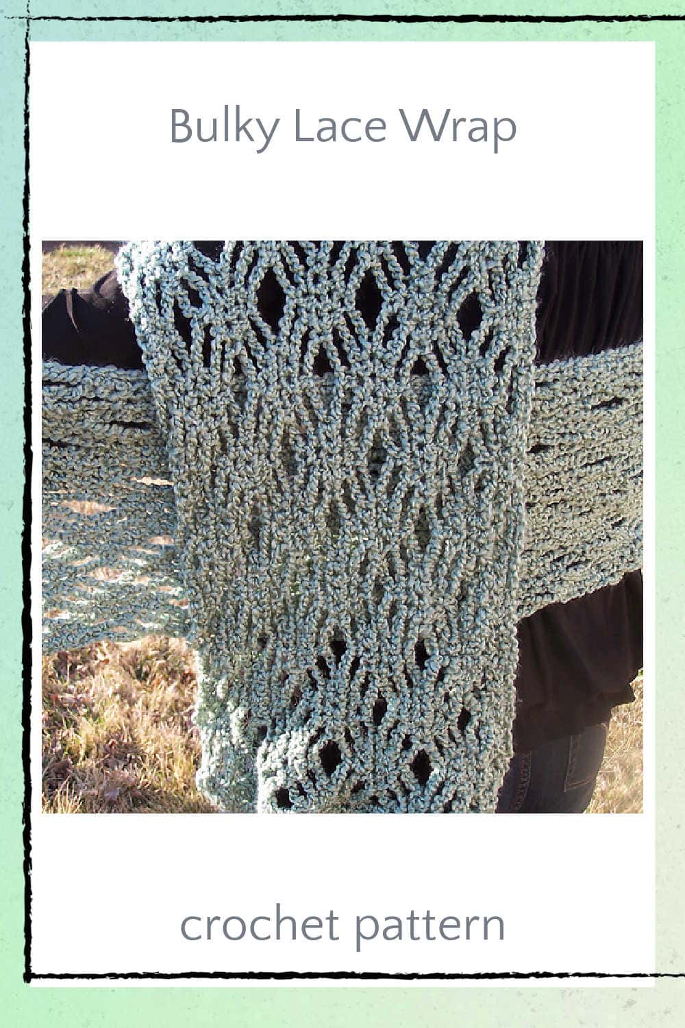 Long Crochet Lace Prayer Shawl Pattern | Marly Bird