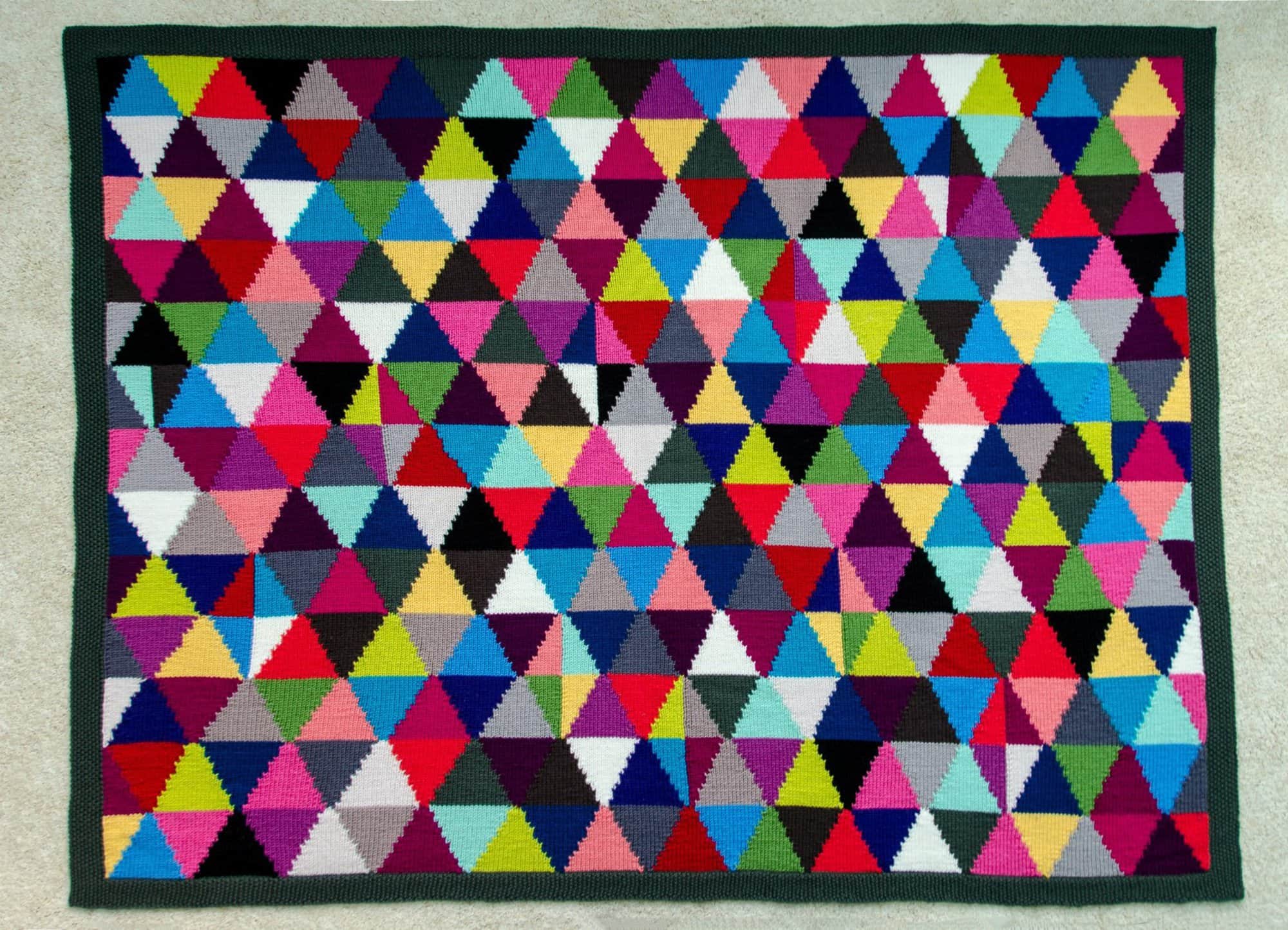 Chic Sheep Dream Intarsia Knit Blanket | Free Intarsia Afghan Pattern ...