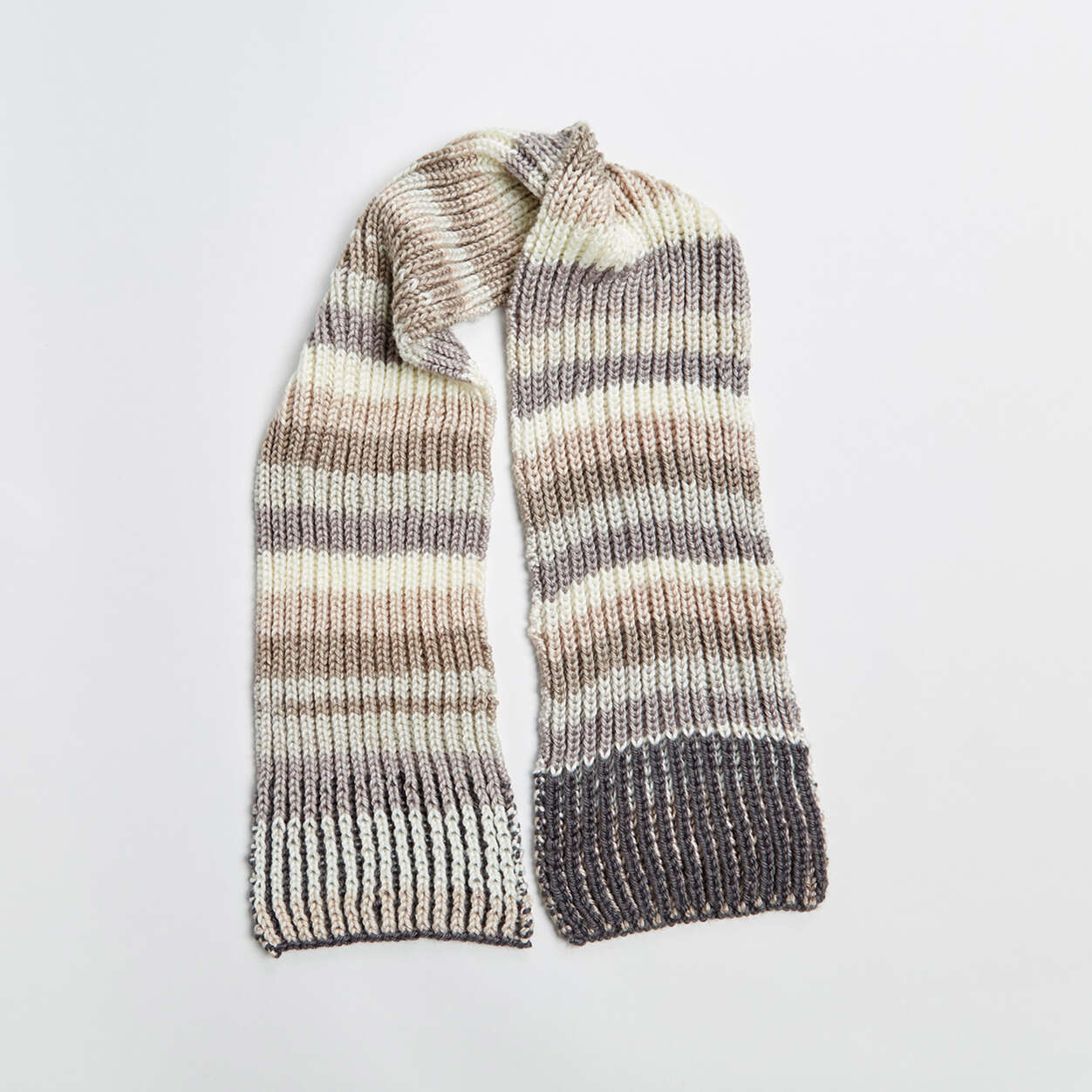 Fantastic Brioche Scarf Free Knit Pattern | Marly Bird