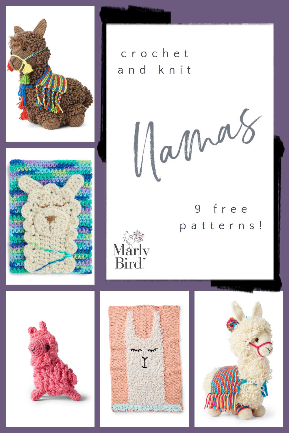 9 Free Llama Patterns to Crochet and Knit | Marly Bird