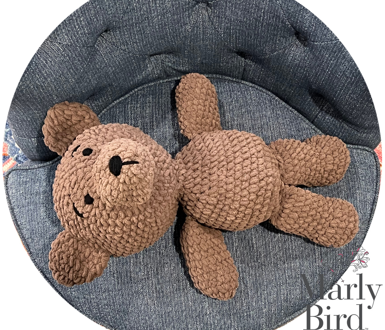 Big Teddy Bear | Free Crochet Stuffed Animal Pattern | Marly Bird