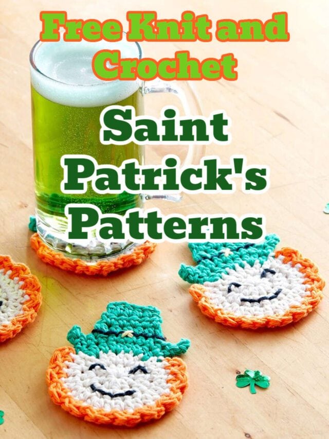 10 FREE Knit and Crochet St. Patrick's Day Patterns | Marly Bird