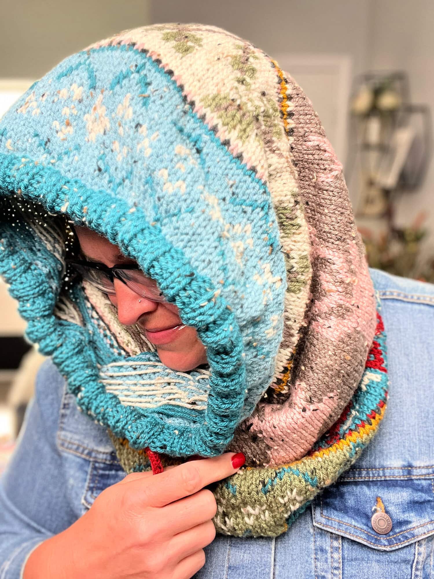 Dancer's Delight Knit Cowl - Final Edging | Marly Bird