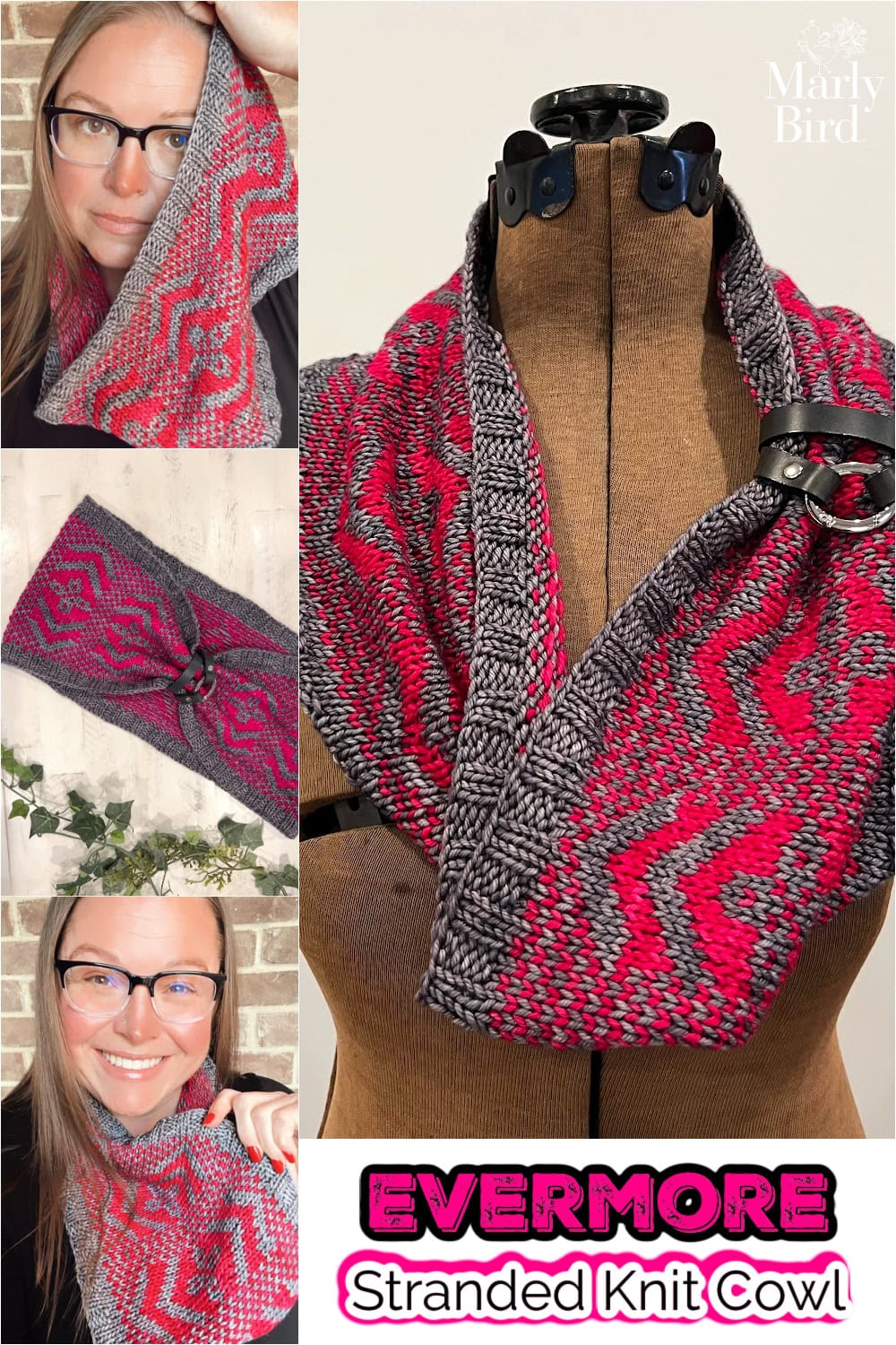 Free Stranded Colorwork Knit Cowl Pattern – Evermore