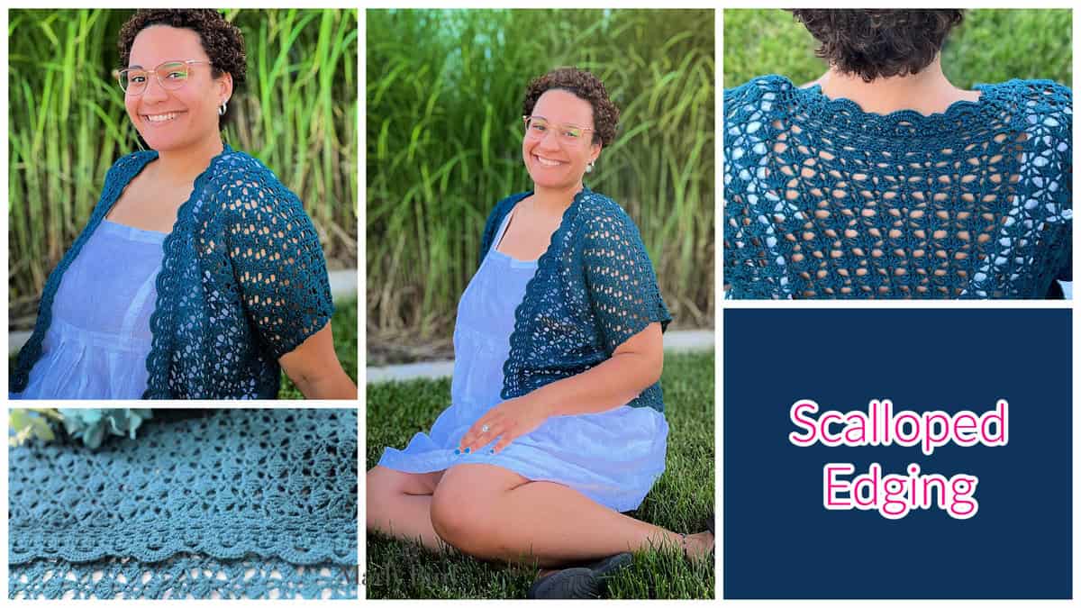 Garden Party Crochet Cardigan - Free Pattern + Video Tutorial | Marly Bird