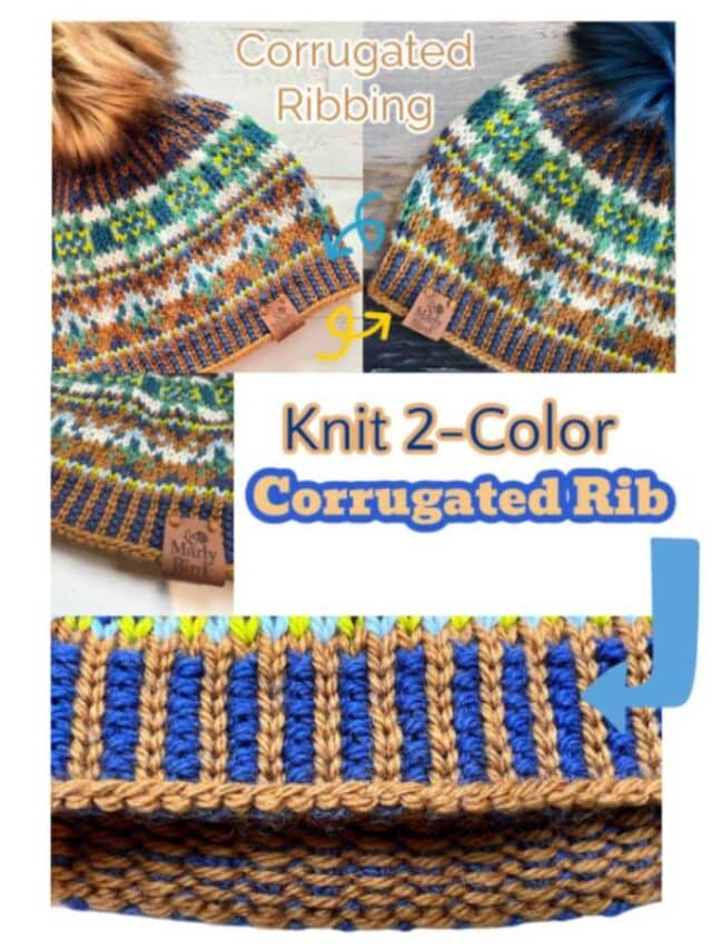 Knit 2-Color Corrugated Rib: Questions Answered | Marly Bird