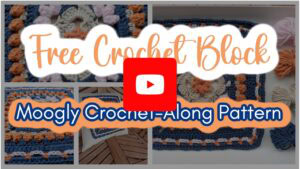 Moogly CAL 2025 | Sweetcorn Motif Crochet Block | Marly Bird