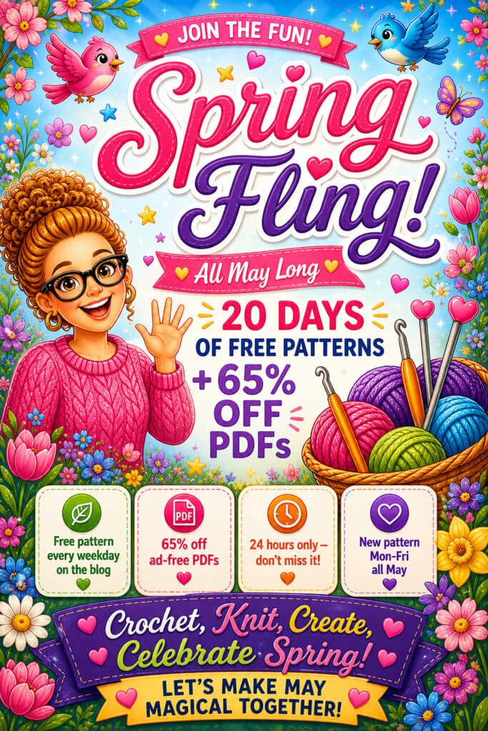 Spring Fling 2026: Daily Free Knit & Crochet Patterns