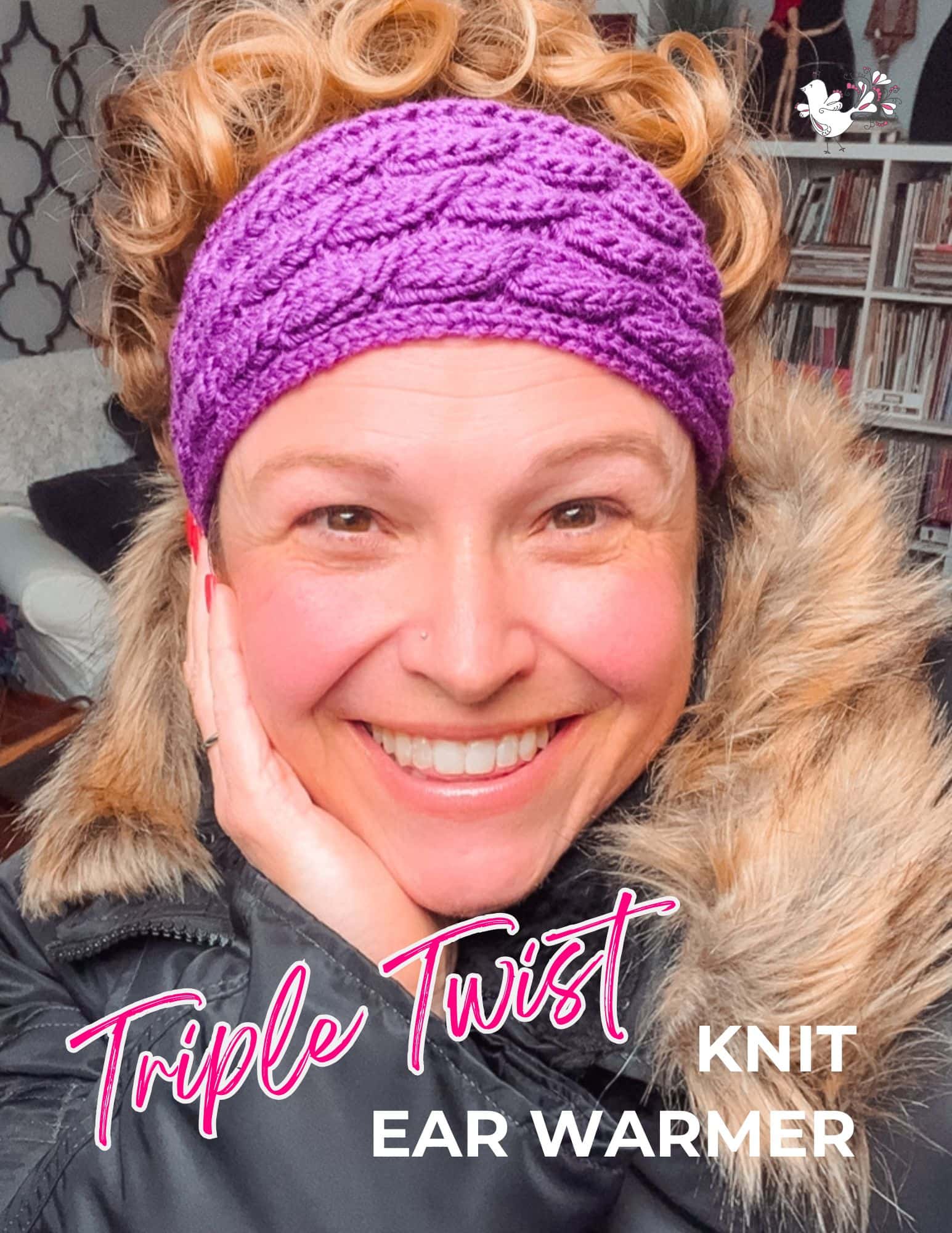 Triple Twist Knit Ear Warmer – Free Cable Knit Ear Warmer Pattern