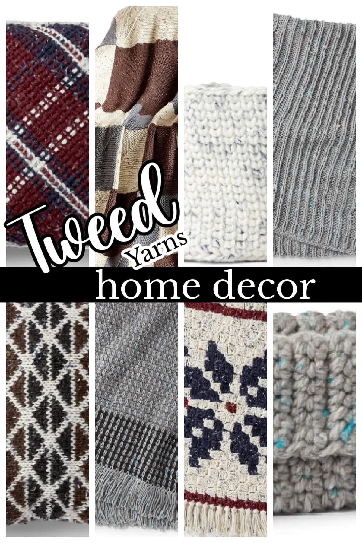 Tweed Yarns and 30 Tweed Projects to Knit and Crochet | Marly Bird
