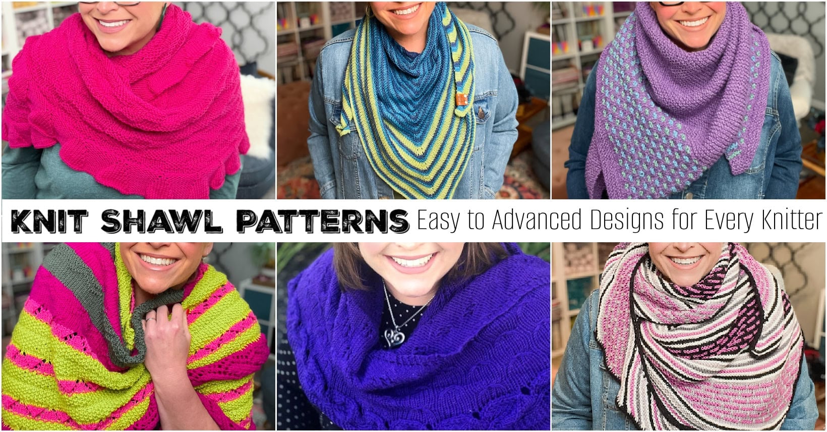 Knit Shawl Patterns by Shape, Yarn Weight & Skill Level