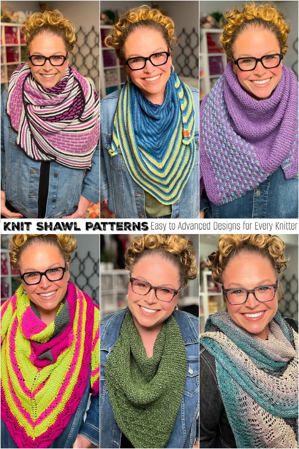 Knit Shawl Patterns by Shape, Yarn Weight & Skill Level